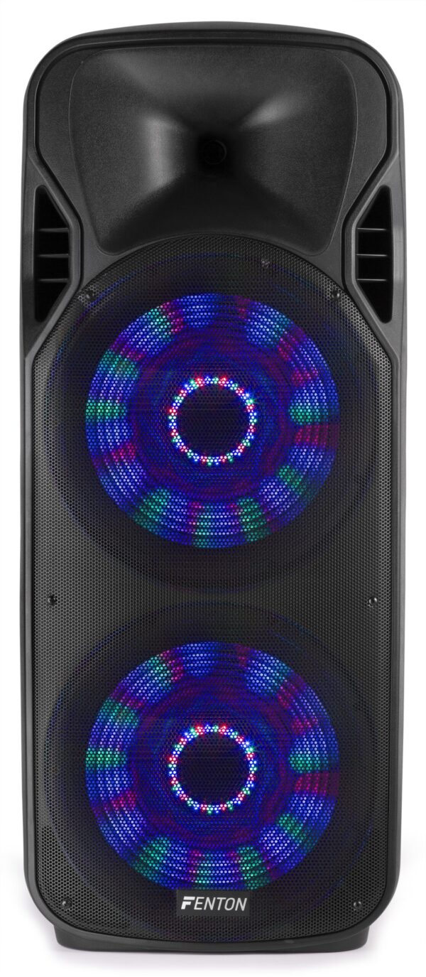 FT215LED Portable Sound System 2x 15" 1600W | FENTON