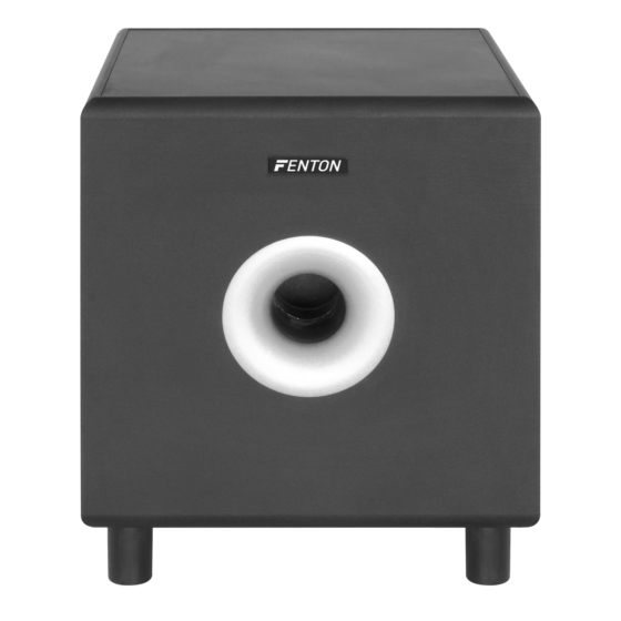 SHFS08B Active Subwoofer 8" Black | FENTON