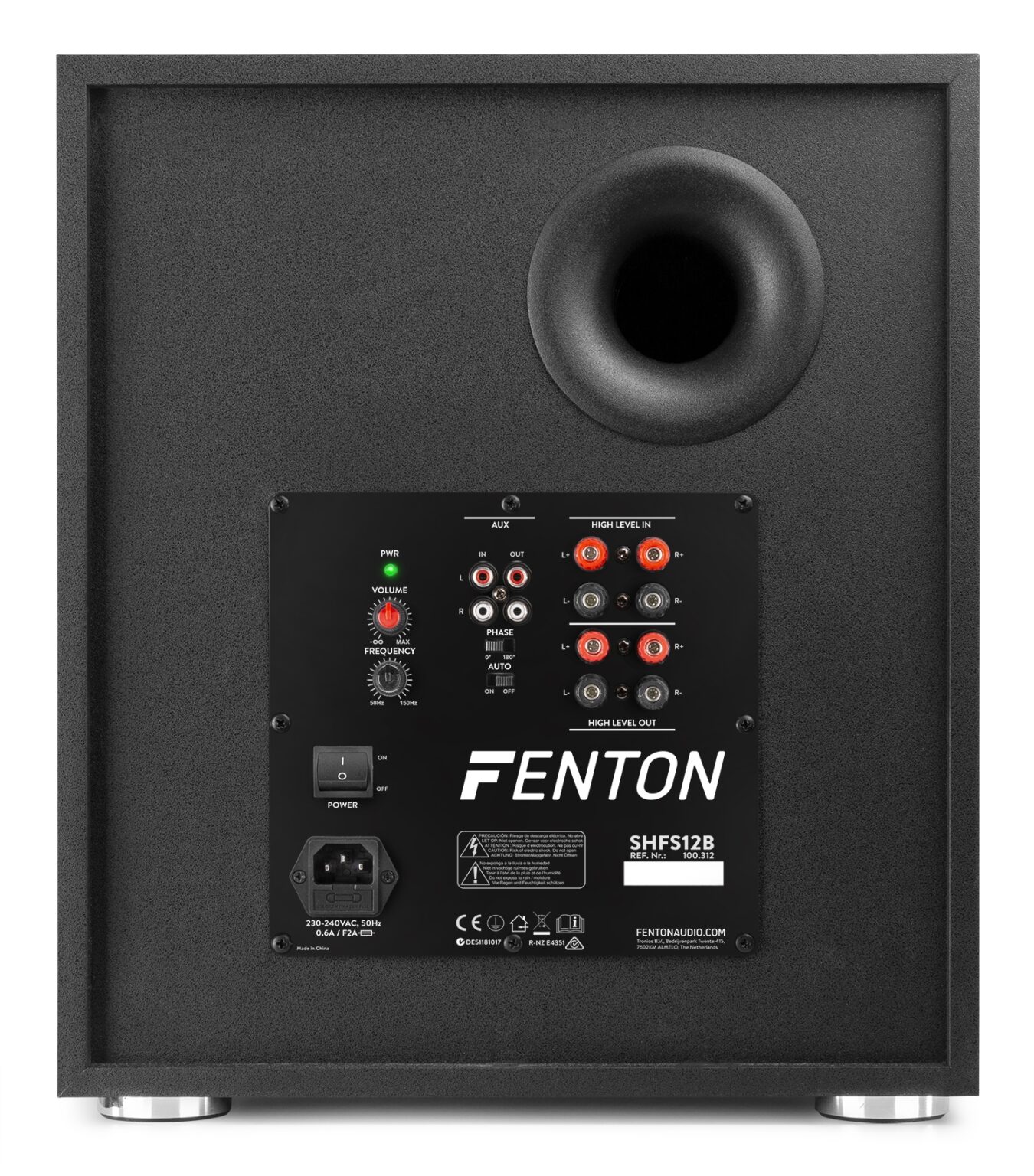 SHFS12B Active Subwoofer 12“ Black | FENTON
