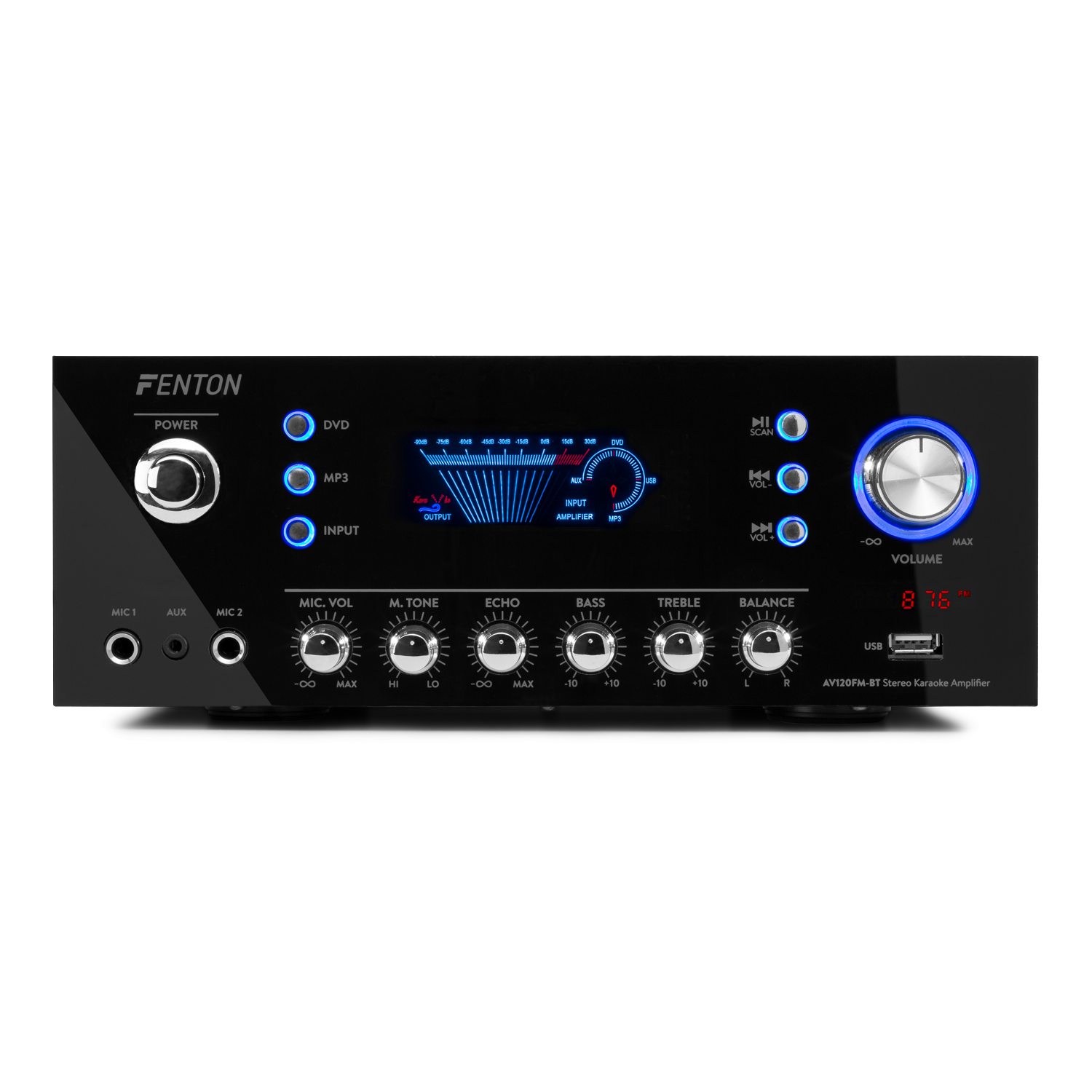 AV120FM-BT Stereo HiFi Amplifier | FENTON
