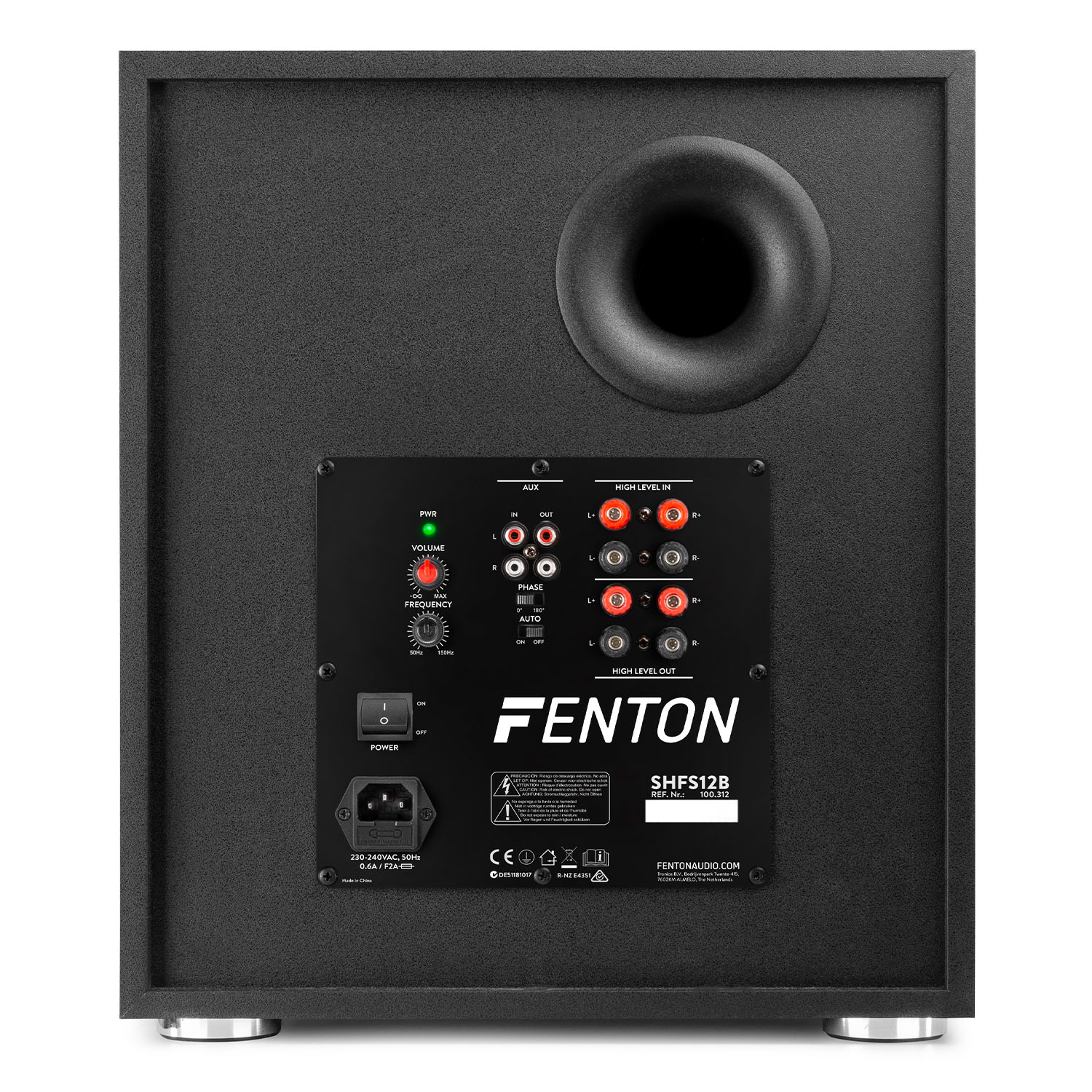 SHFS12B Active Subwoofer 12“ Black | FENTON