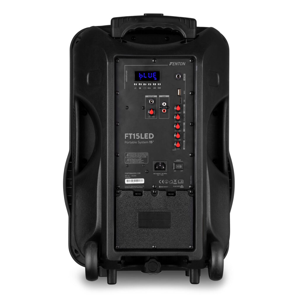 FT15LED Portable Sound System 15" 800W | FENTON