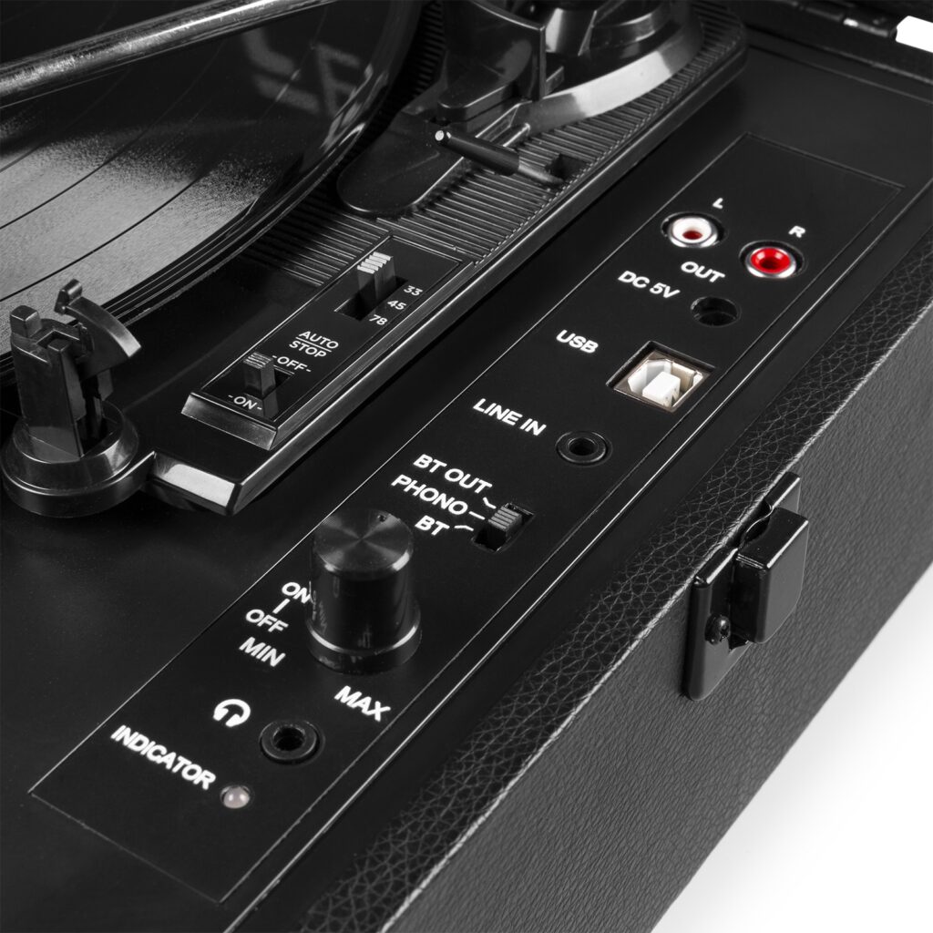 RP118B Record Player Briefcase with BT in/out | FENTON