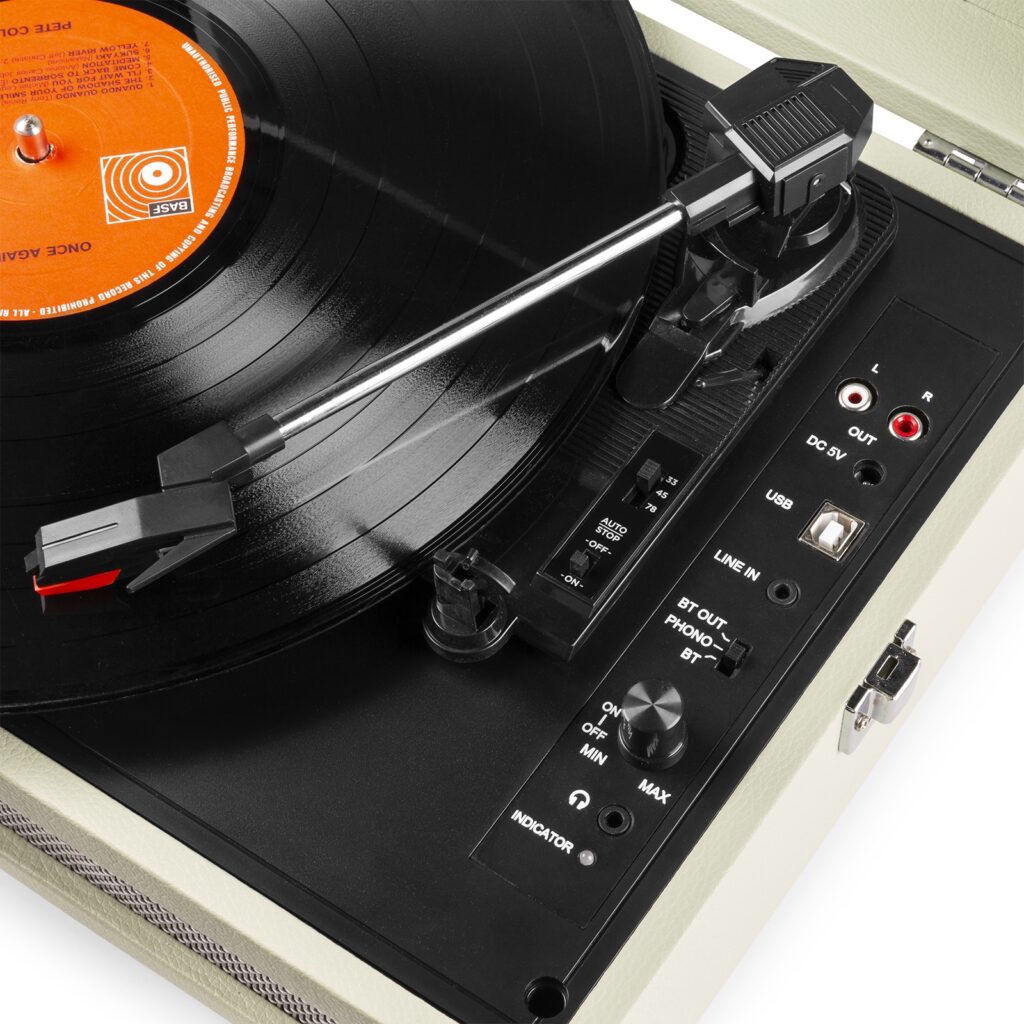 RP118C Record Player Briefcase with BT in/out | FENTON